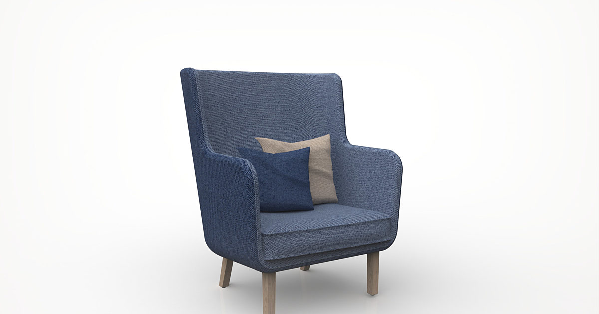OfficeWorks | Rockwell Unscripted® High Back Lounge Chair