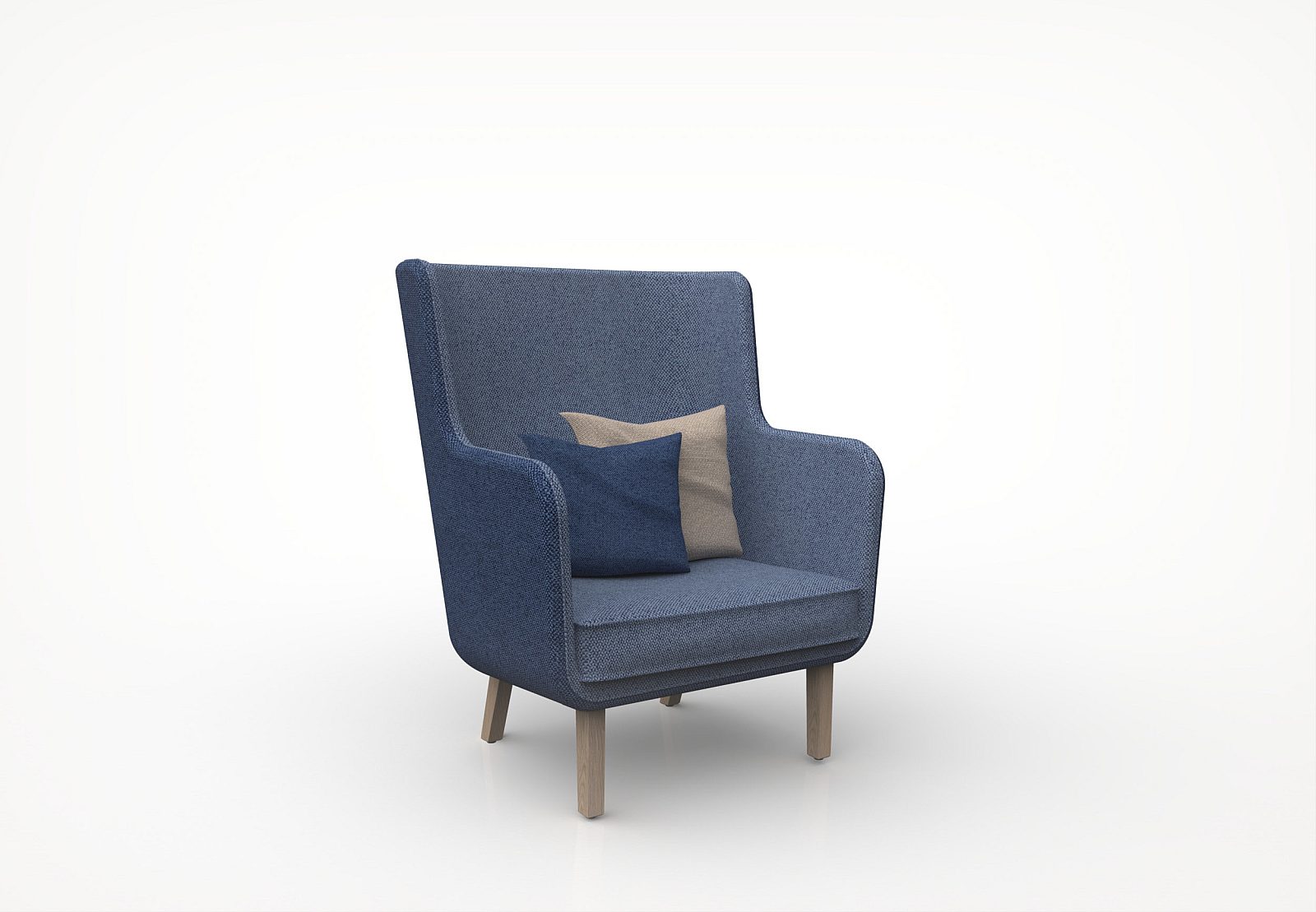 OfficeWorks | Rockwell Unscripted® High Back Lounge Chair
