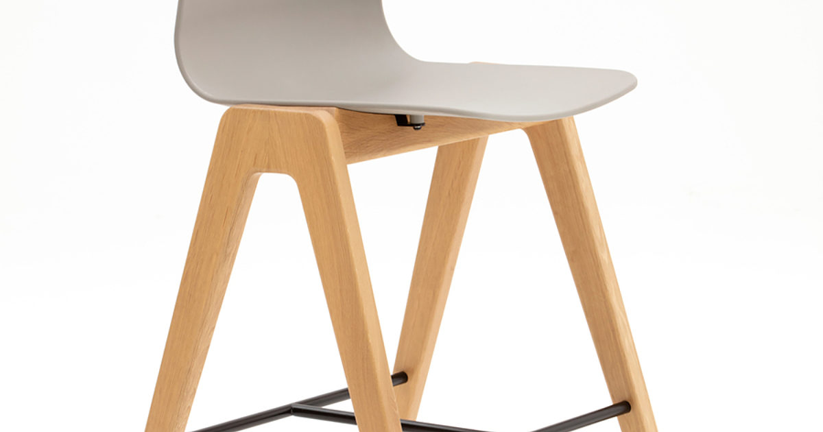 OfficeWorks | Polly Wood Stool