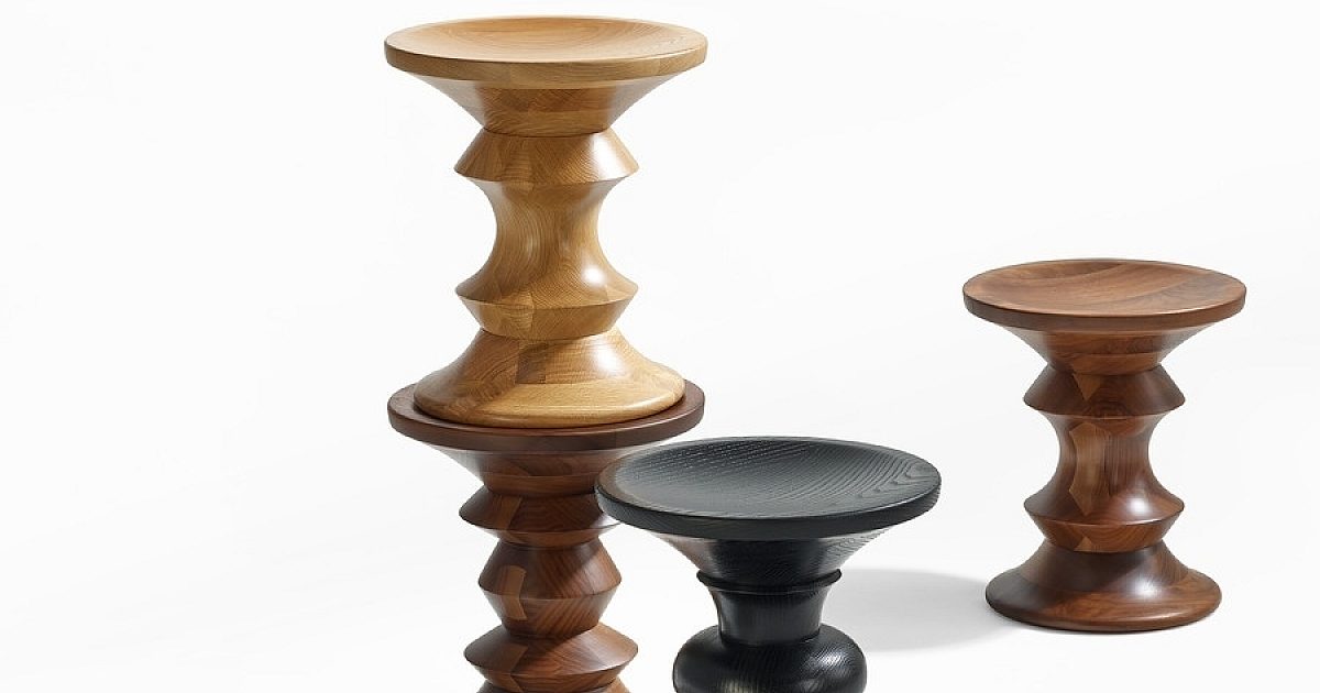 OfficeWorks | Eames Turned Stool