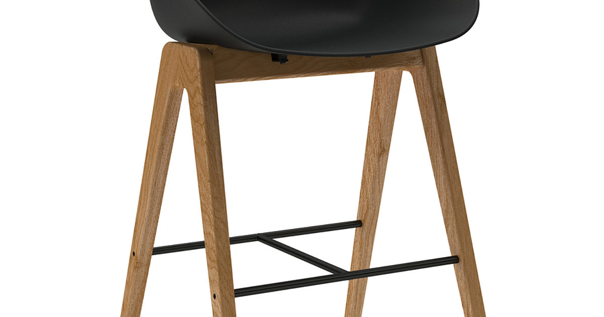 OfficeWorks | Ruby Wood Stool