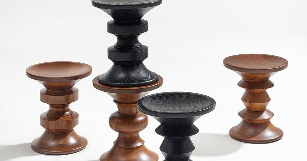 OfficeWorks | Eames Turned Stool